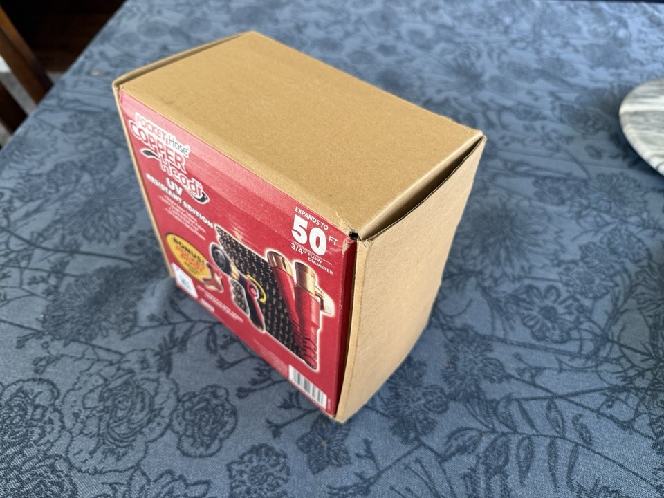 Pocket Hose Copper Head Expandable Garden Hose 50 FT, With New 360 ...