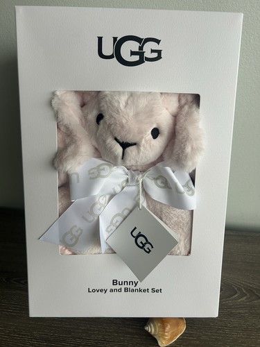 UGG BUNNY Lovey and Blanket Set in Gift Box OEKO-TEX® Retail Price ...