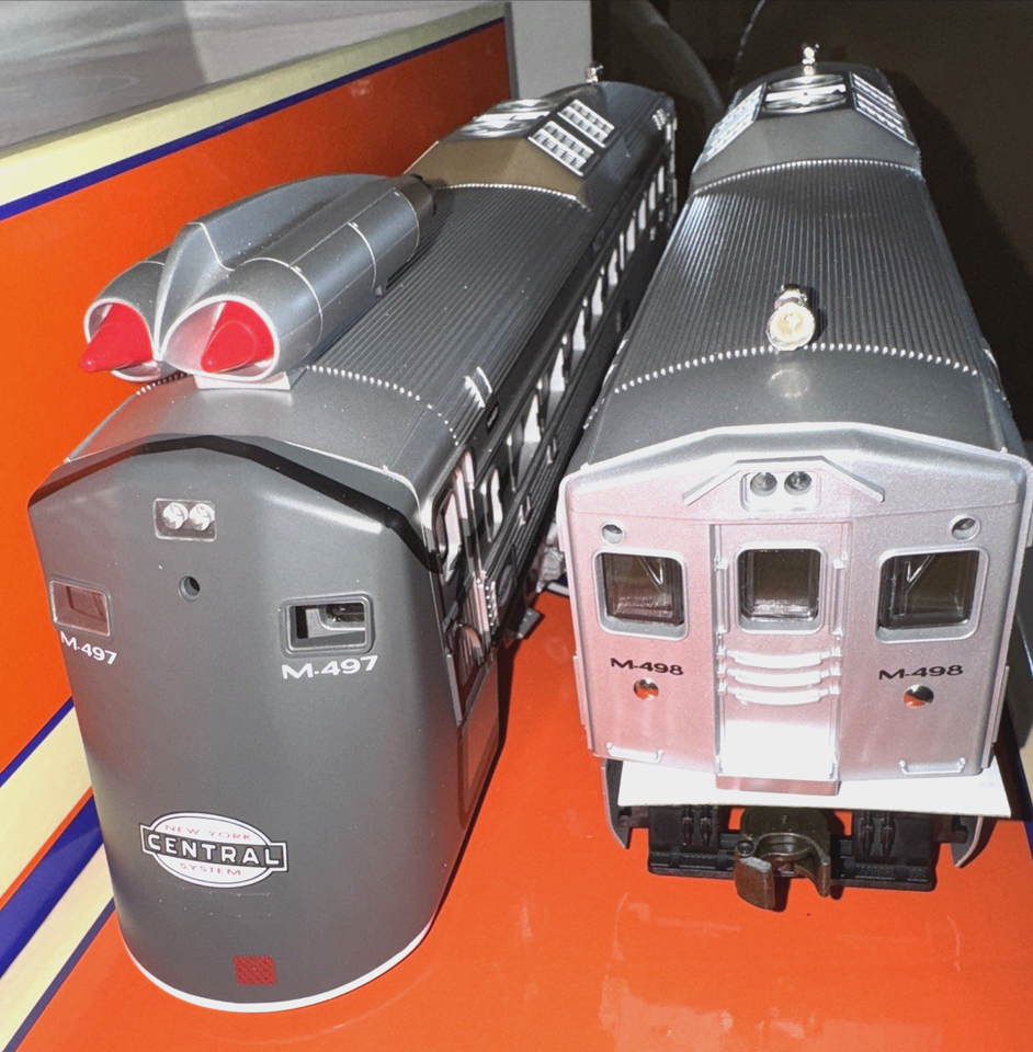 LIONEL 6-38401 NYC JET PWRD RDC BUDD CAR & NYC JET NON PWRD 6-35481 ...