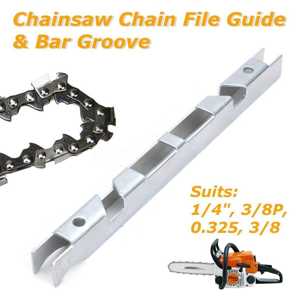Chainsaw Raker Depth Gauge Guide Flat File 150mm For Chain Saw 1/4 3/8 ...