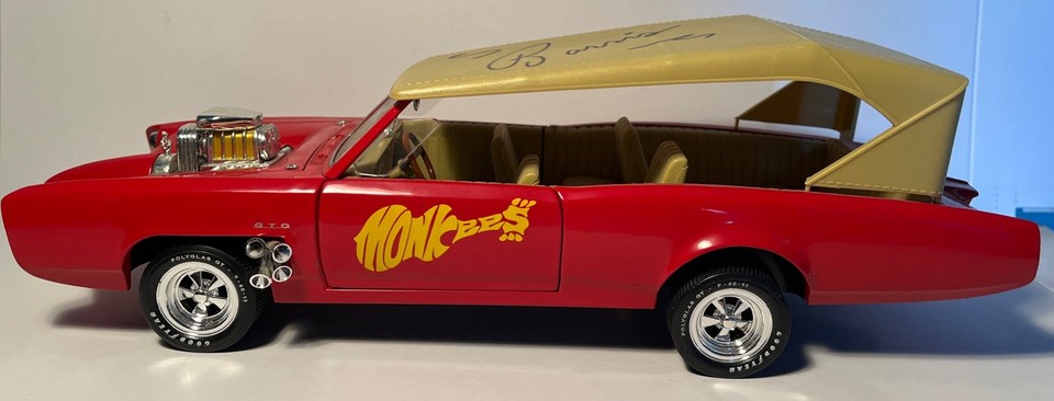 ERTL American Muscle Monkees Mobile GTO Signed George Barris Custom1:18 ...