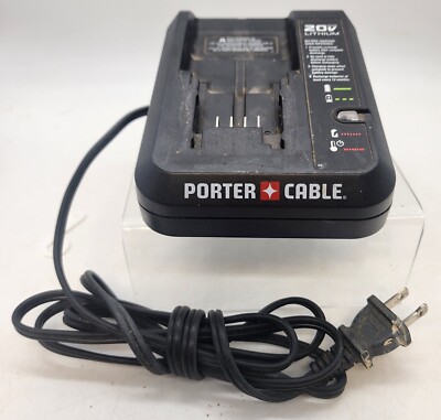 Porter Cable Battery Charger PCC691L 20V Max Lithium TESTED | eBay