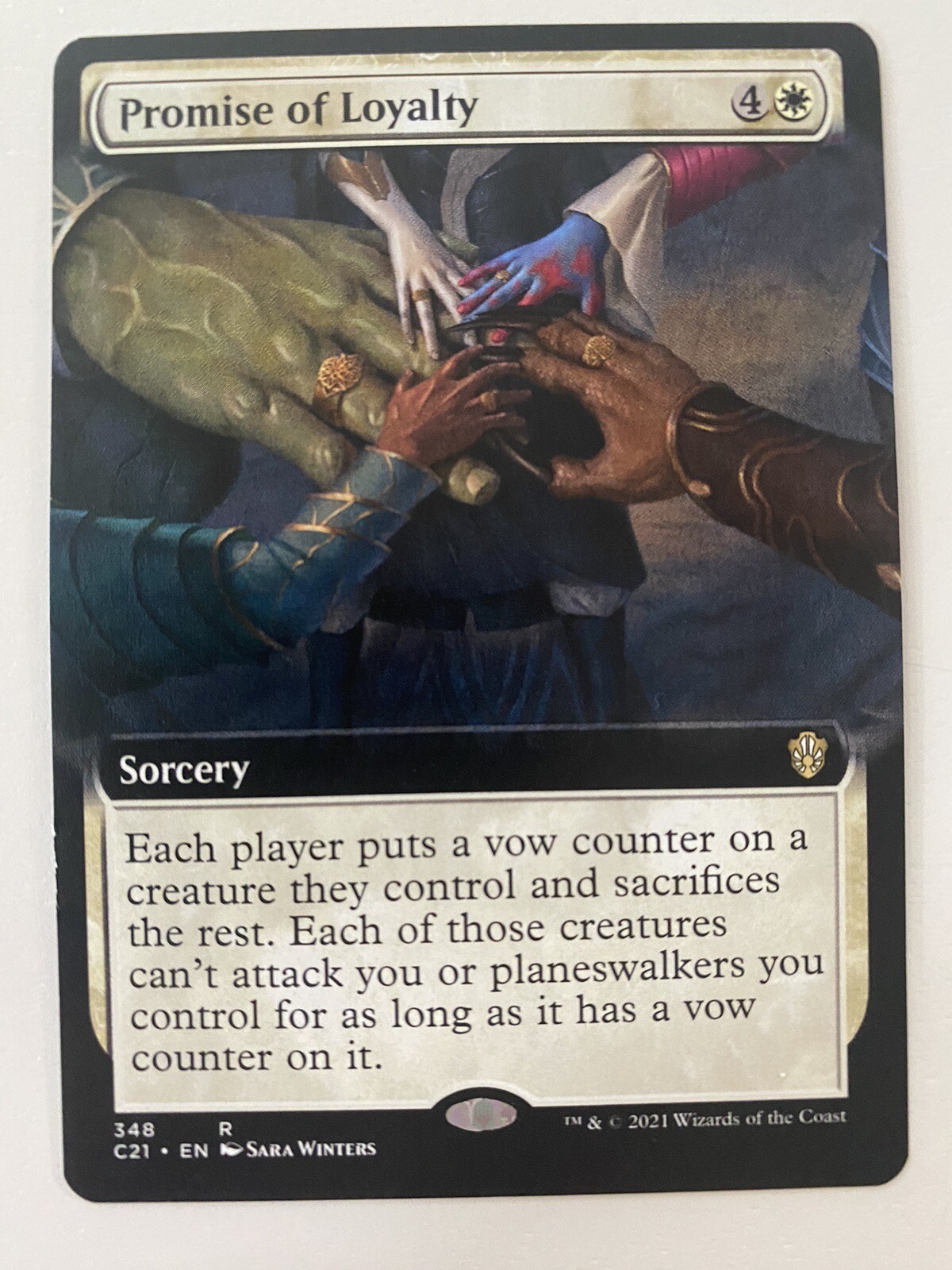 Promise Of Loyalty *Non-Foil* EXT ART Strixhaven MTG C21 MT/NM Combined ...