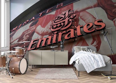 3D Emirates Stadium Arsenal Football Wall Murals Wallpaper Murals Wall ...