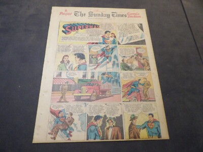 Superman by Siegel & Shuster - Dec 8, 1946 - Tab-Size Sunday - #371 | eBay