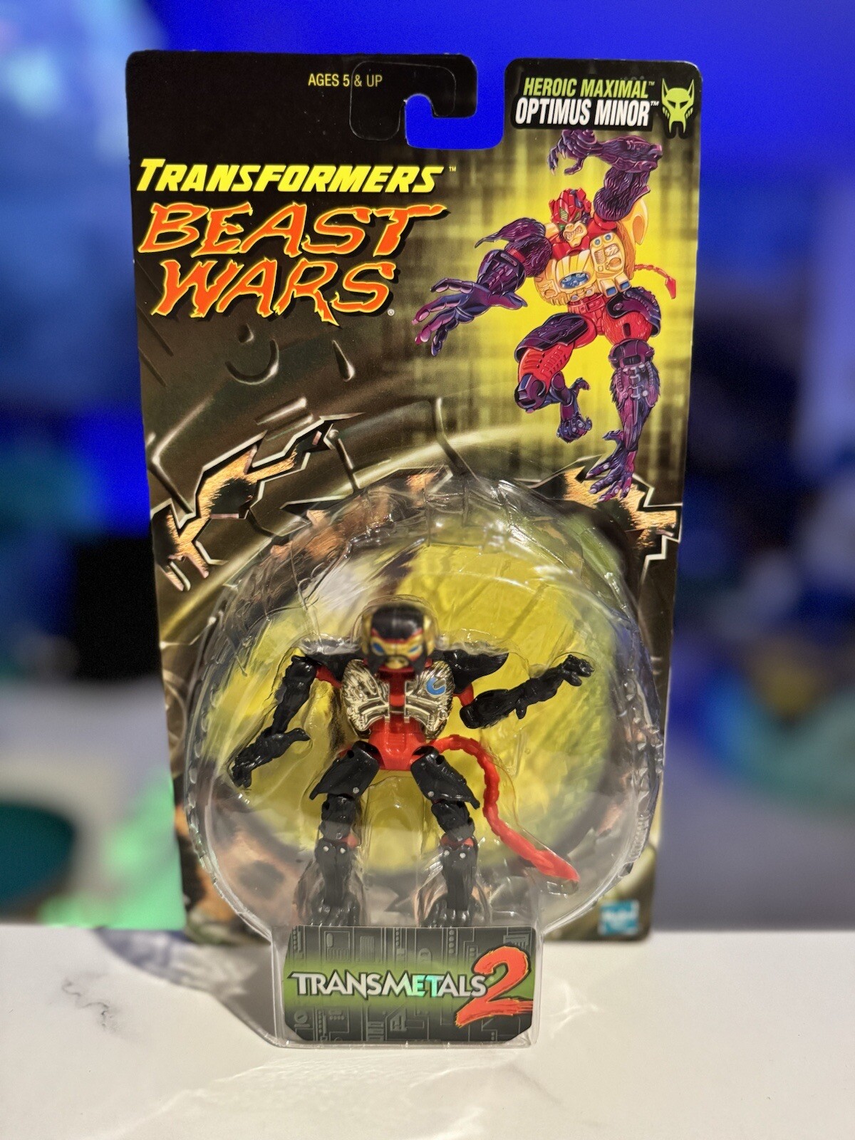 Kenner Transformers Beast Wars Transmetals Optimus Minor Vtg 1998 ...