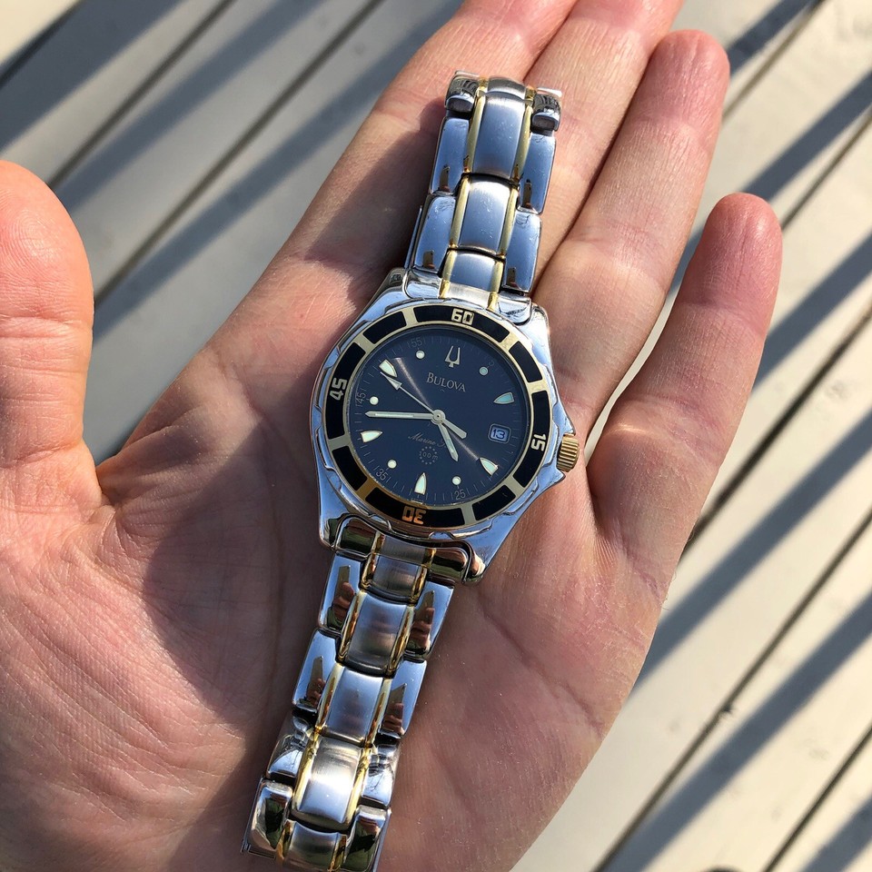 STUNNING Bulova Marine Star Submariner Men’s Watch | eBay