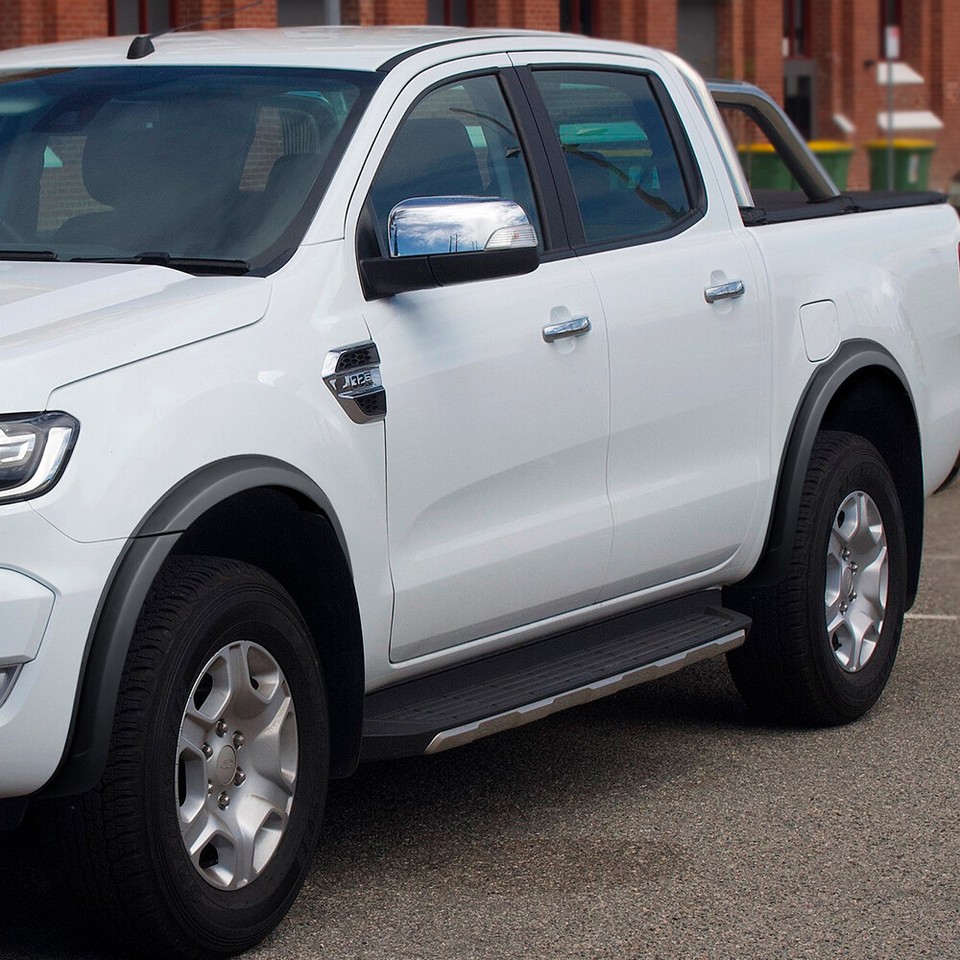 6pcs Wide Wheel Arches Trim Fender Flares Body Kit For Ford Ranger 2015 ...