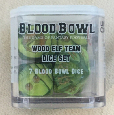 Wood Elf Team Dice-Green-NIB-OOP-Blood Bowl-Sylvaneth-Treeman-Warhammer ...
