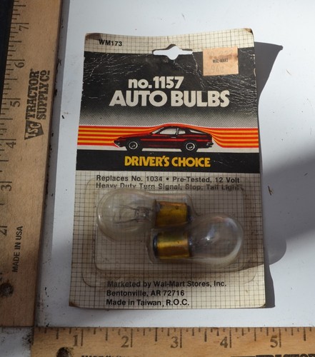 NOS Vintage Auto Bulbs No. 1157 - Pack of 2 | eBay