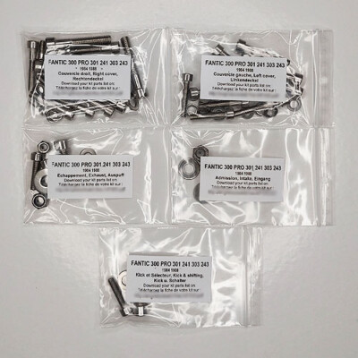 FANTIC 300 Pro Professional FM 403 kit vis BTR inox moteur TRIAL | eBay