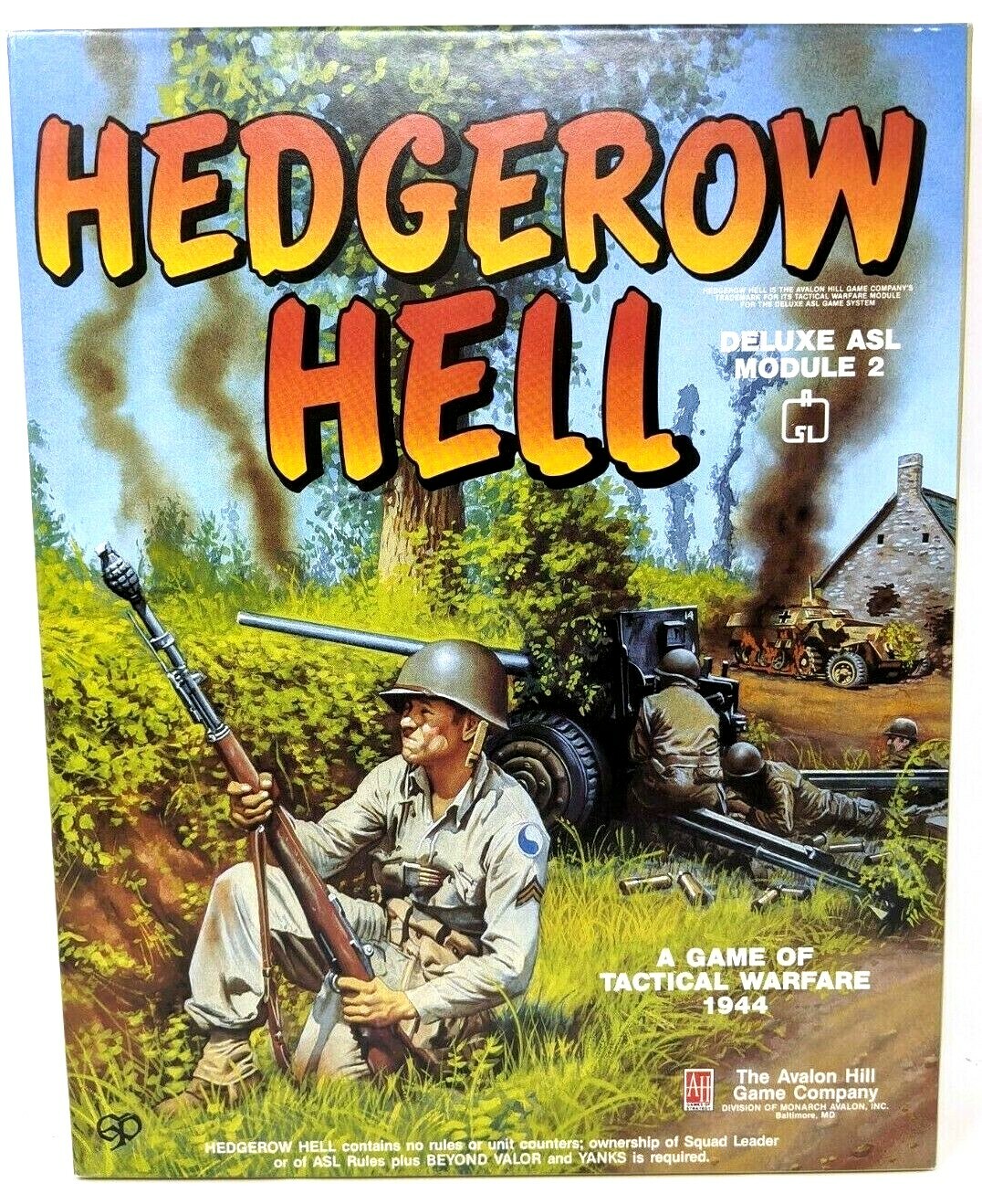 Hedgerow Hell: ASL Deluxe Module 2 ‐ 1st Edition (1987) Avalon Hill ...