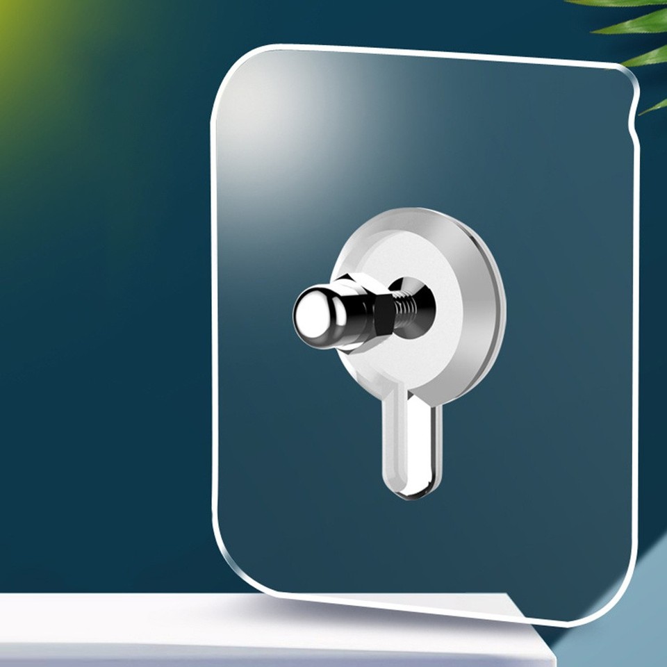 10 Pcs Seamless Clear Wall Hooks Non Trace Kitchen Sticker Home Hangers ...