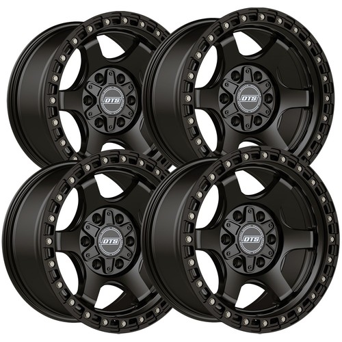 (Set of 4) Dropstar 604SB 16x8 6x135/6x5.5" +0mm Satin Black Wheels ...