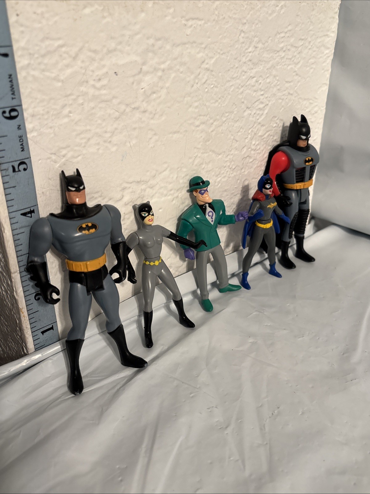 Superhero Action Figure Lot Of 5 Batman, Cat Women,riddler All 1993 | eBay