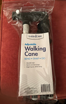 Thera Care Adjustable Folding Walking Cane BRAND NEW Adjustable Height ...