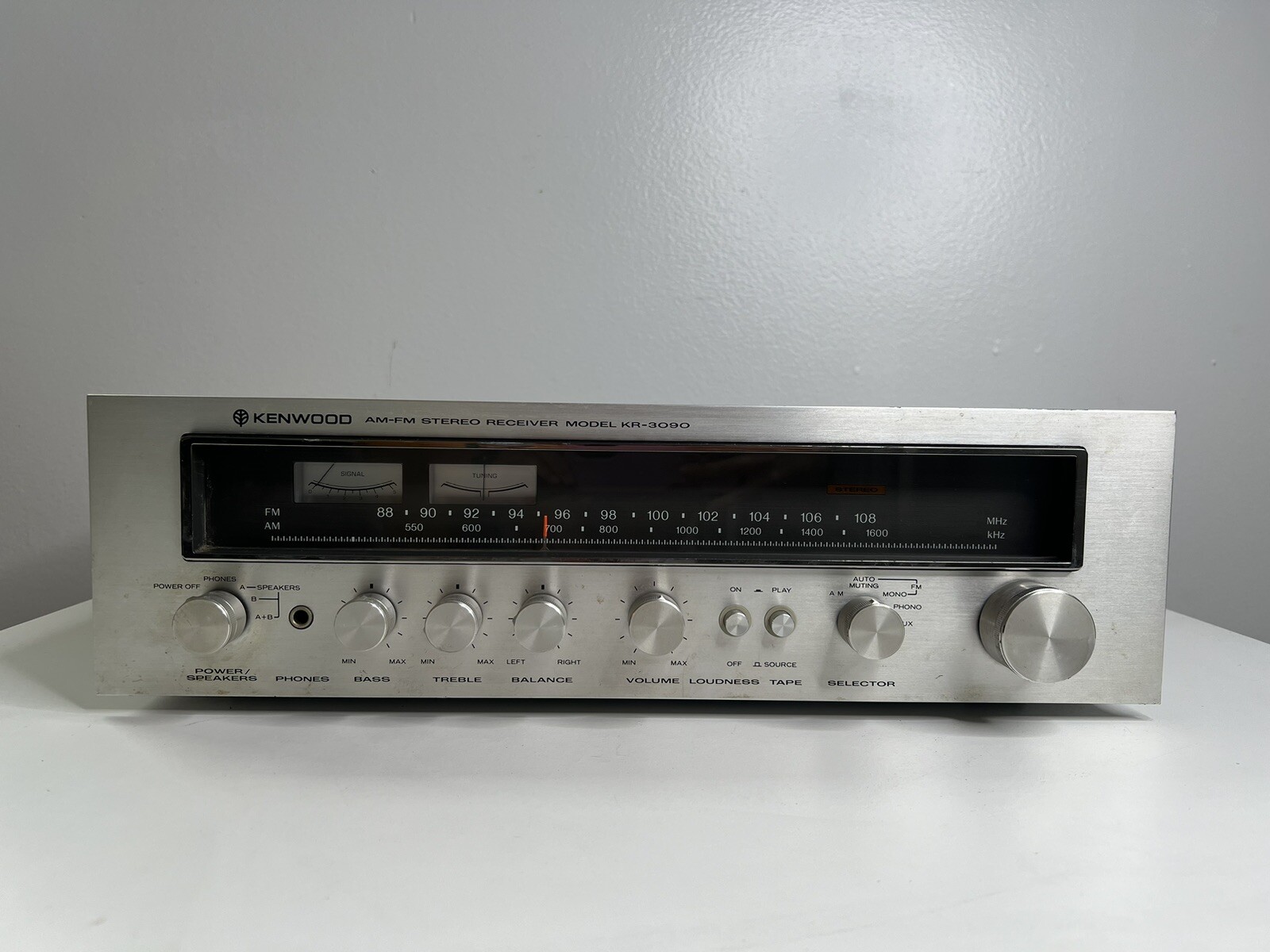 Vintage 1978-79 Kenwood KR-3090 Am/Fm Stereo Tuner Receiver Tested ...