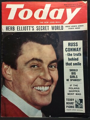 TODAY - The New John Bull Weekly UK Magazine April 15 1961 Russ Conway ...