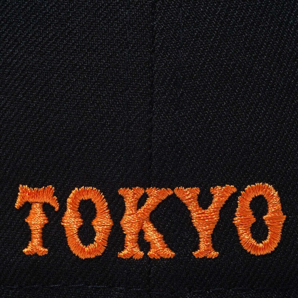 NEW ERA 59FIFTY Fitted Cap NPB Yomiuri Giants Black x Black/Orange Cap ...