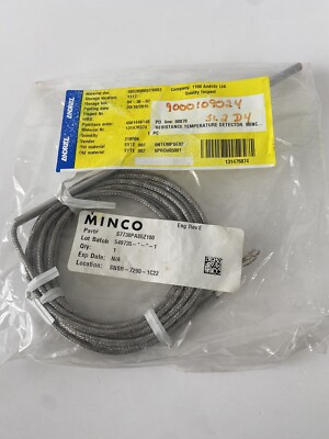 MINCO S7738PA85z180 TEMPERATURE SENSOR PROBE STAINLESS CABLE | eBay