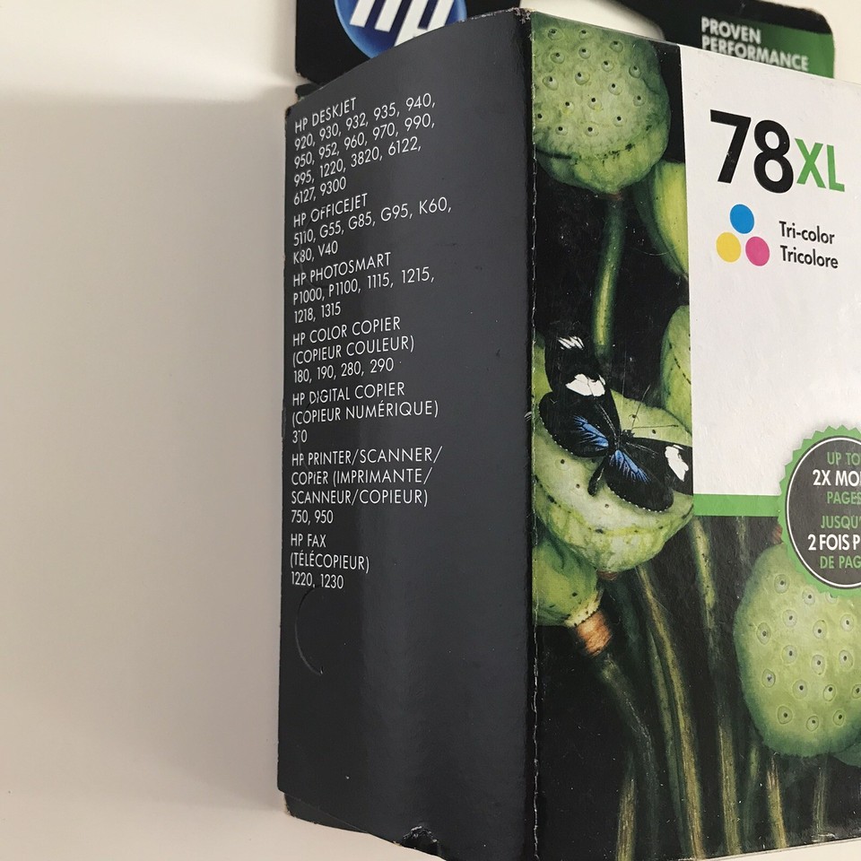 2020 GENUINE HP 78XL Color Capacity High Yield Ink Cartridge C6578AN ...