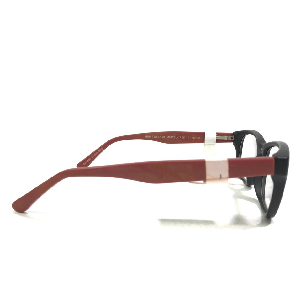 Blue Surf RUN TWEEN 29 MATTBLK/RED Kids Eyeglasses Frames Black Red 49 ...