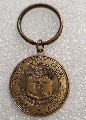 vtg US COAST GUARD KEY CHAIN United States Barque Eagle TALL SHOP htf ...