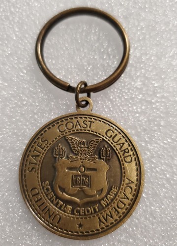 vtg US COAST GUARD KEY CHAIN United States Barque Eagle TALL SHOP htf ...