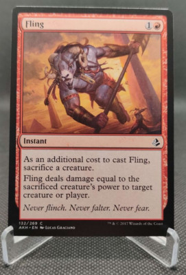 MTG Magic the Gathering Fling (132/347) Amonkhet TCG trading card | eBay