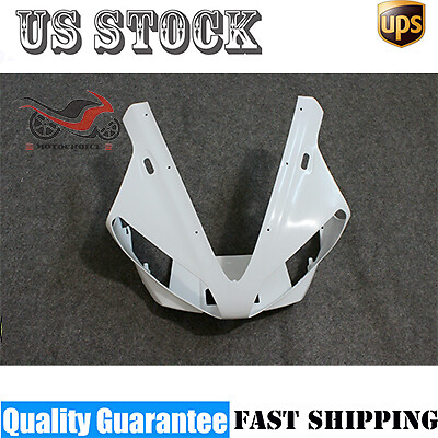 Unpainted Front Upper Head Nose Fairing Cowl For YAMAHA YZF R1 2000 ...