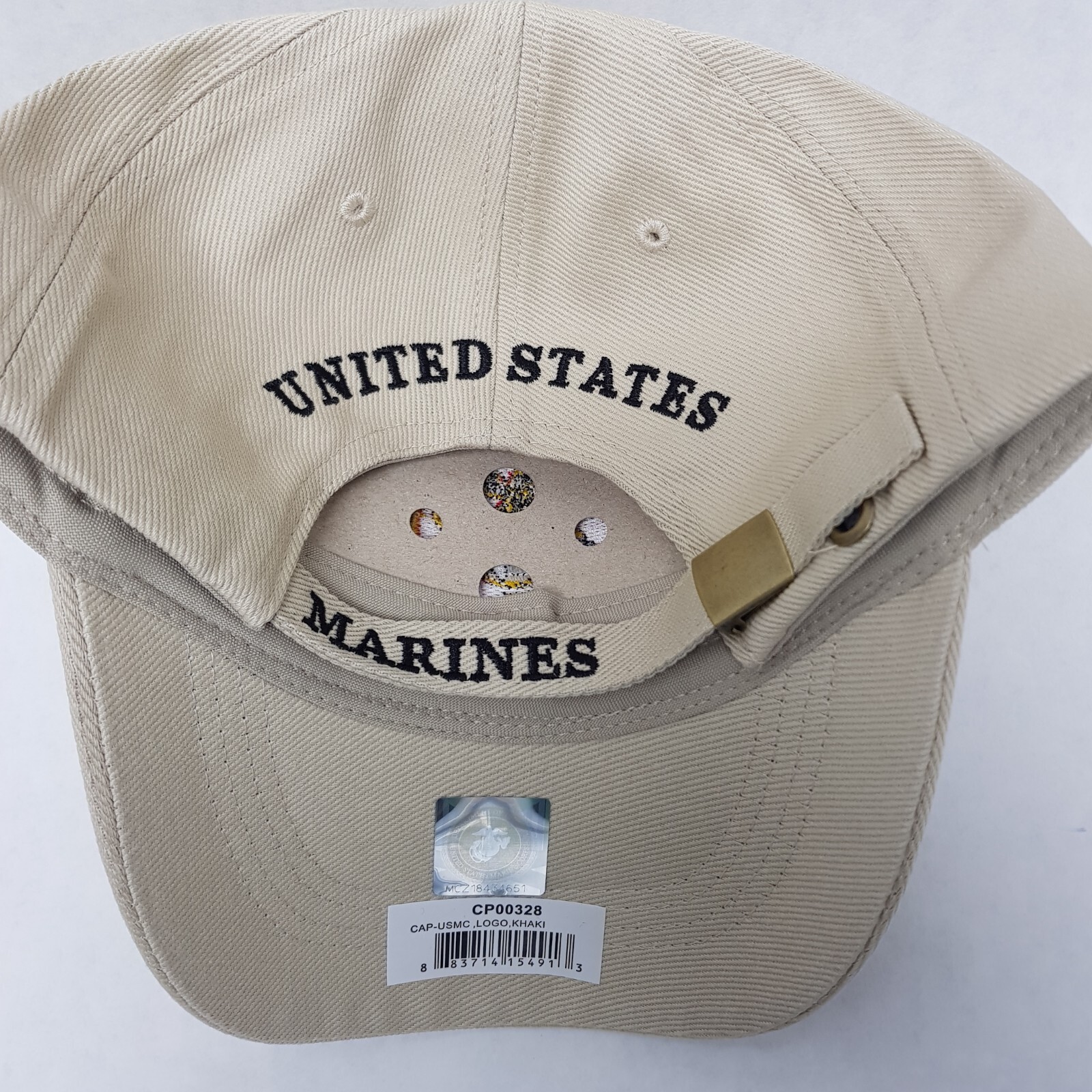 USMC Marine Corps Hat Logo Khaki Cover EGA US Official United States ...