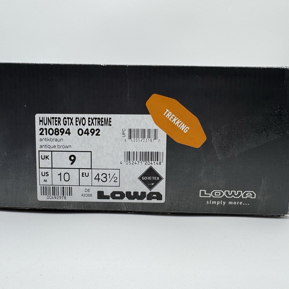 Men's Size 10 Lowa Hunter GTX EVO Extreme Gore-Tex Waterproof Trekking ...