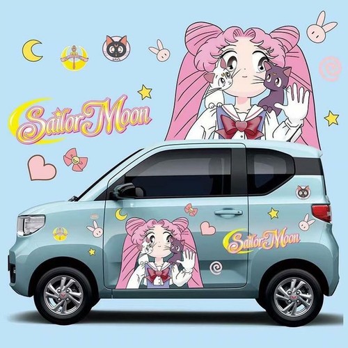 Anime ITASHA Sailor Moon car sitcker car door sticker wrap fit any cars ...