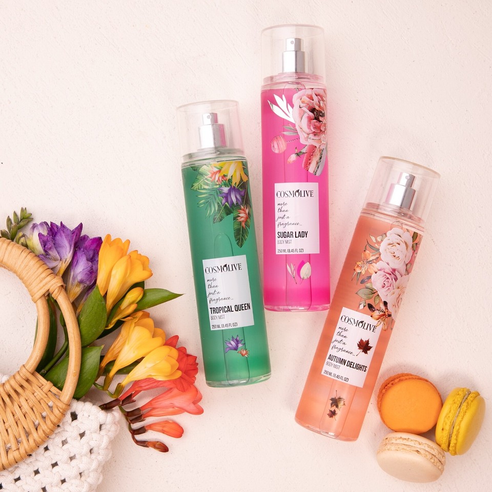 Cosmolive Body Mist Fragrance Body Spray for Women 250ml | eBay UK