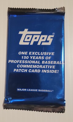 2019 Topps 150 Years Commemorative Patch Card Factory Sealed Baseball ...