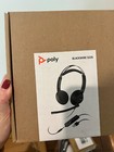 Brand new in box Poly Blackwire 5220 Binaural Headset USB-C w/ Case ...