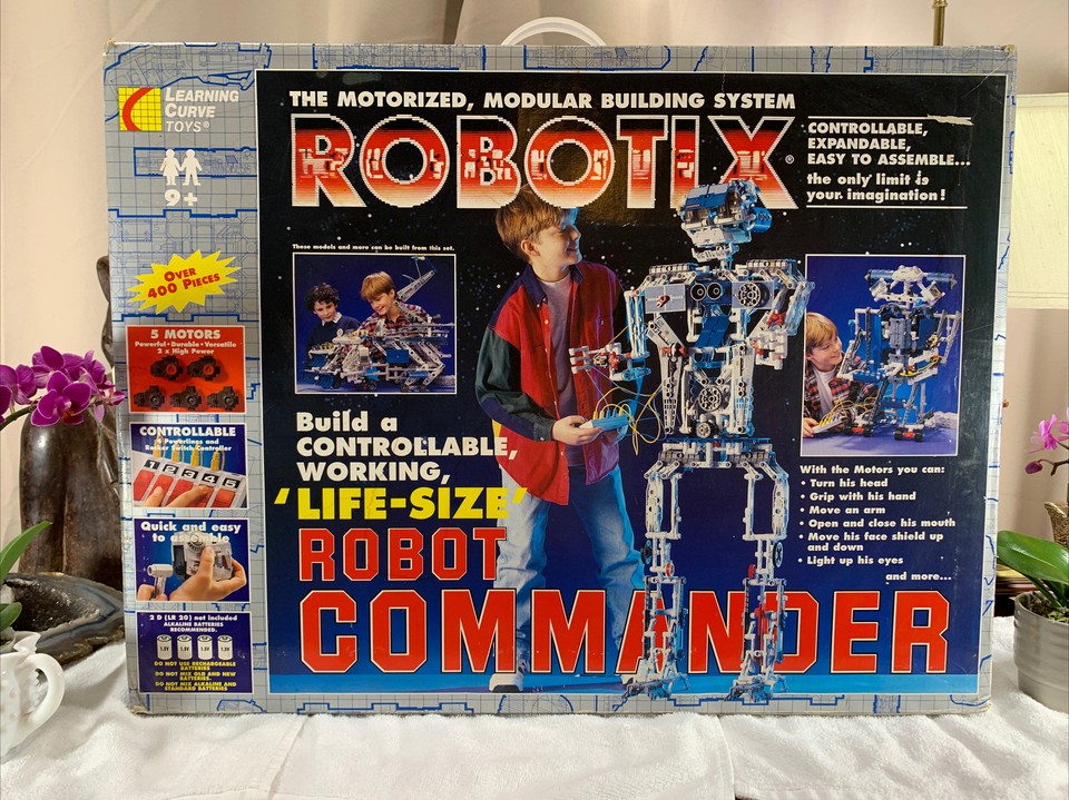 Vintage 1996 BRAND NEW Robotix Robot Commander Life Size Motorized Kit ...