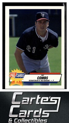 Pat Combs 1993 Fleer ProCards #2540 Scranton/Wilkes-Barre Red Barons | eBay