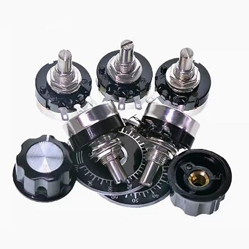 RV24YN20S Carbon Film Potentiometer 100 500 1K 2K 10K-1M Ohm / Dial ...