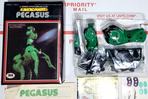 MICRONAUTS~ PEGASUS 1976 W/ BOX ITALIAN~ New/Never Used~ ORIGINAL MEGO ...