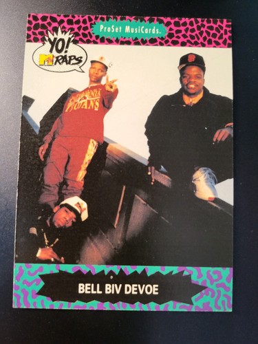 1991 ProSet MusiCards YO MTV Raps Bell Bov Devoe card #3 | eBay