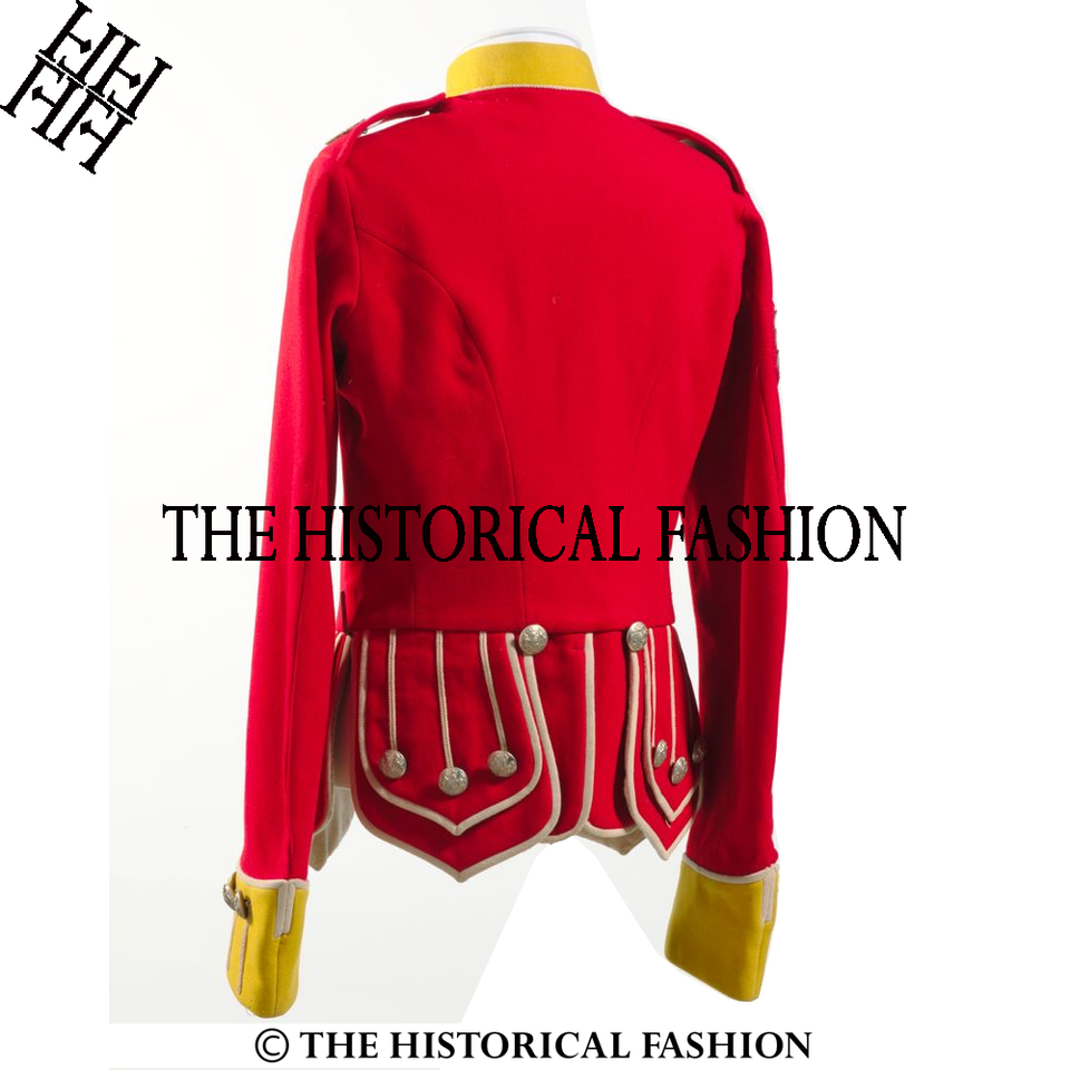 British Red Wool Regiment Jacket Civil War uniform Regiment Colonel ...