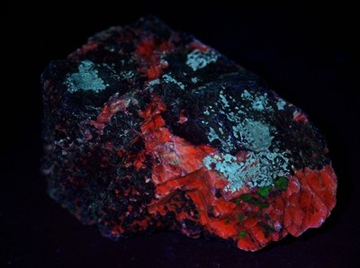 Franklin Marble, Nice sample! UV. Franklin Mine, New Jersey. 471 grams ...
