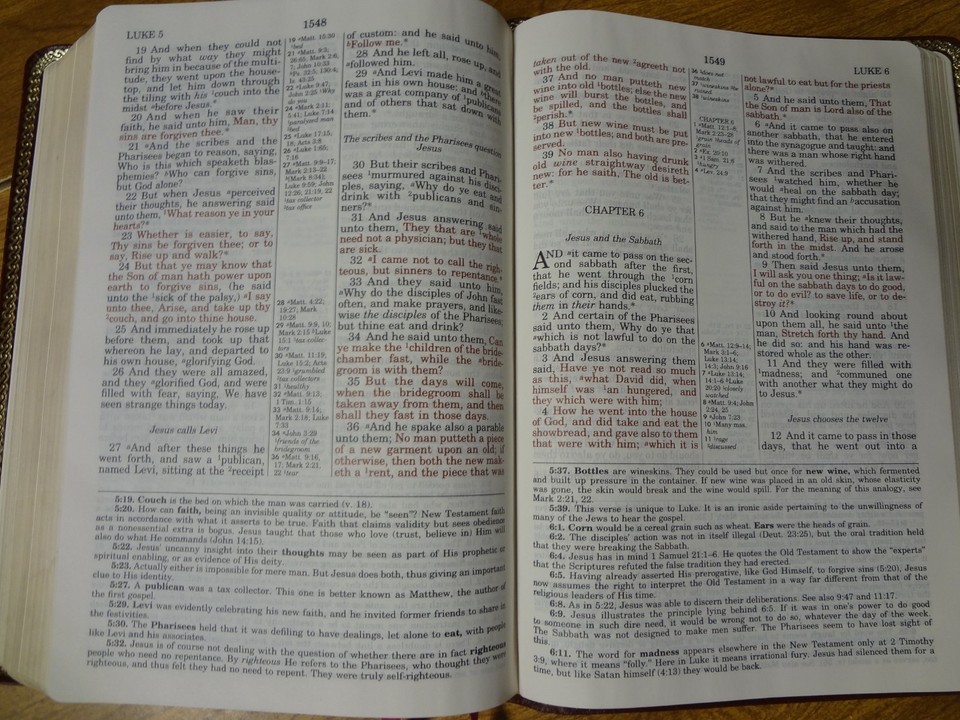 LIBERTY ANNOTATED STUDY BIBLE KJV 1988-JERRY FALWELL OLD TIME GOSPEL ...