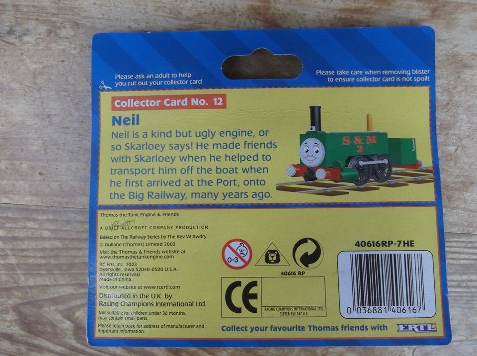 ERTL Thomas The Tank Engine & Friends Train - NEIL - NEW - 2003 | eBay