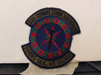 USAF 22ND Combat Support Squadron Subdued Patch #2 | eBay