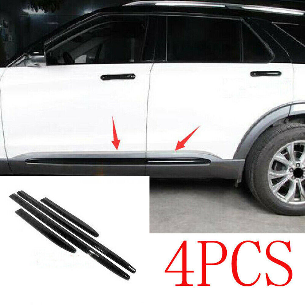 4Pcs Glossy Black Body Underside Strip Cover Trim for Ford Explorer ...