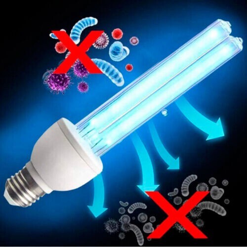 Germicidal UV Light Bulb w/ Ozone 20w-Disinfect, Deodorize ...