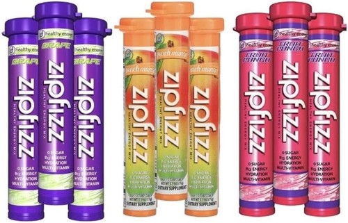 Zipfizz Multi-Vitamin Energy Drink Mix Hydration Electrolytes Grape ...