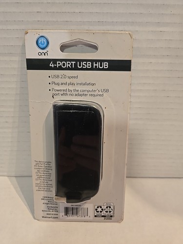 Onn 4-port USB 2.0 Hub New Sealed 🔥 | eBay